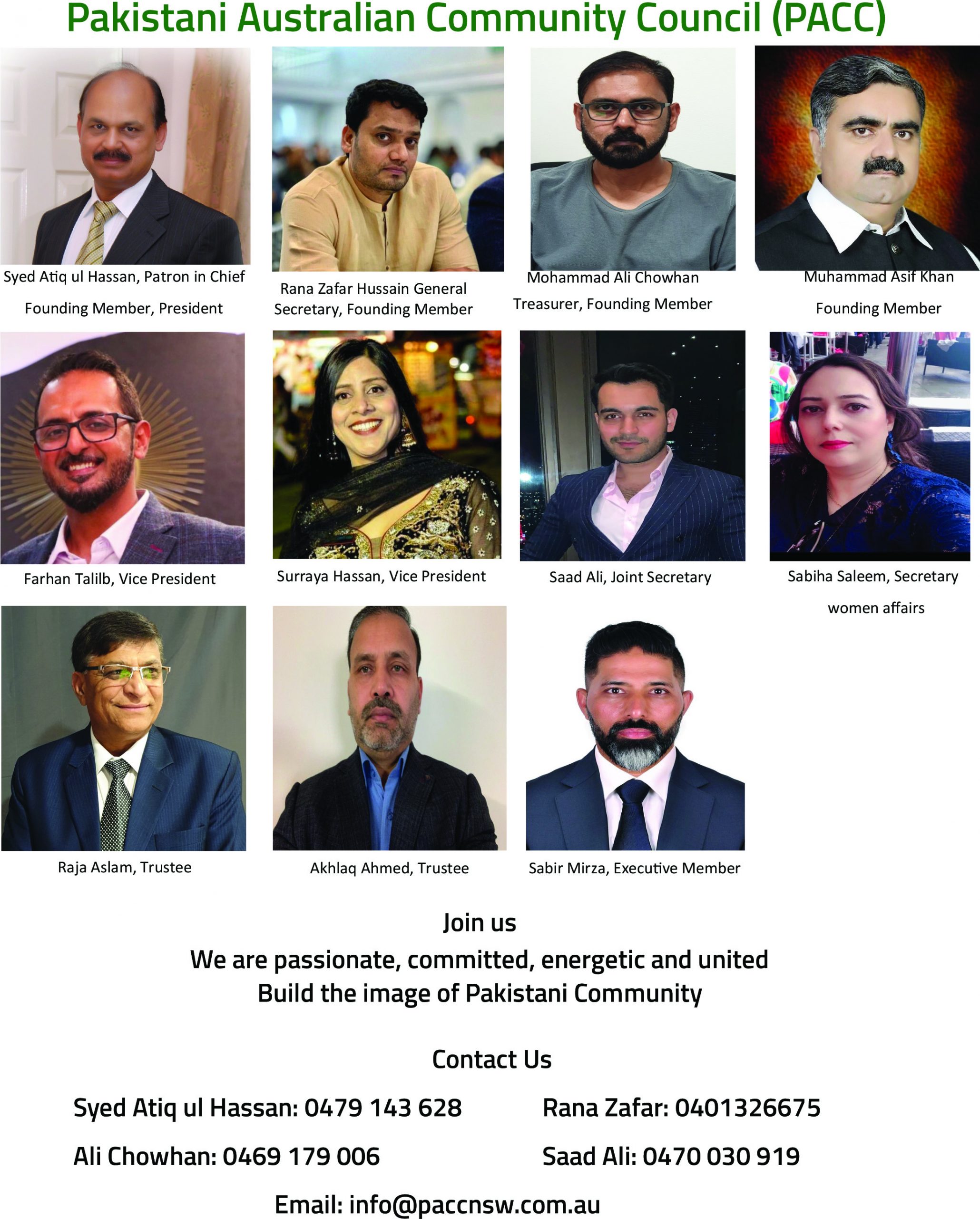 Pakistani Australian Community Council (PACC) launches – Tribune ...