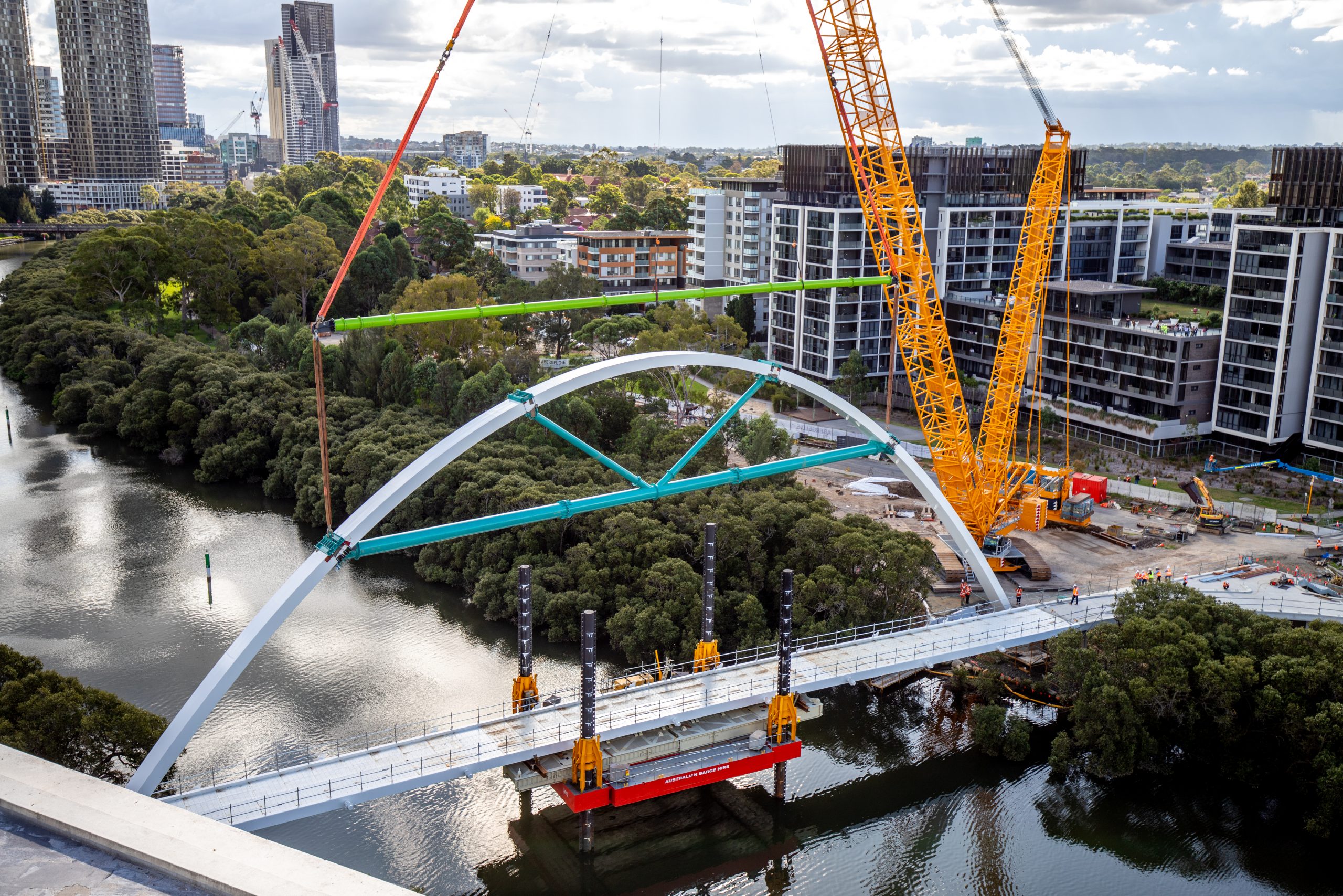 AUSTRALIA’S FIRST TRUE DIAGONAL BRIDGE OPENS IN PARRAMATTA – Tribune ...