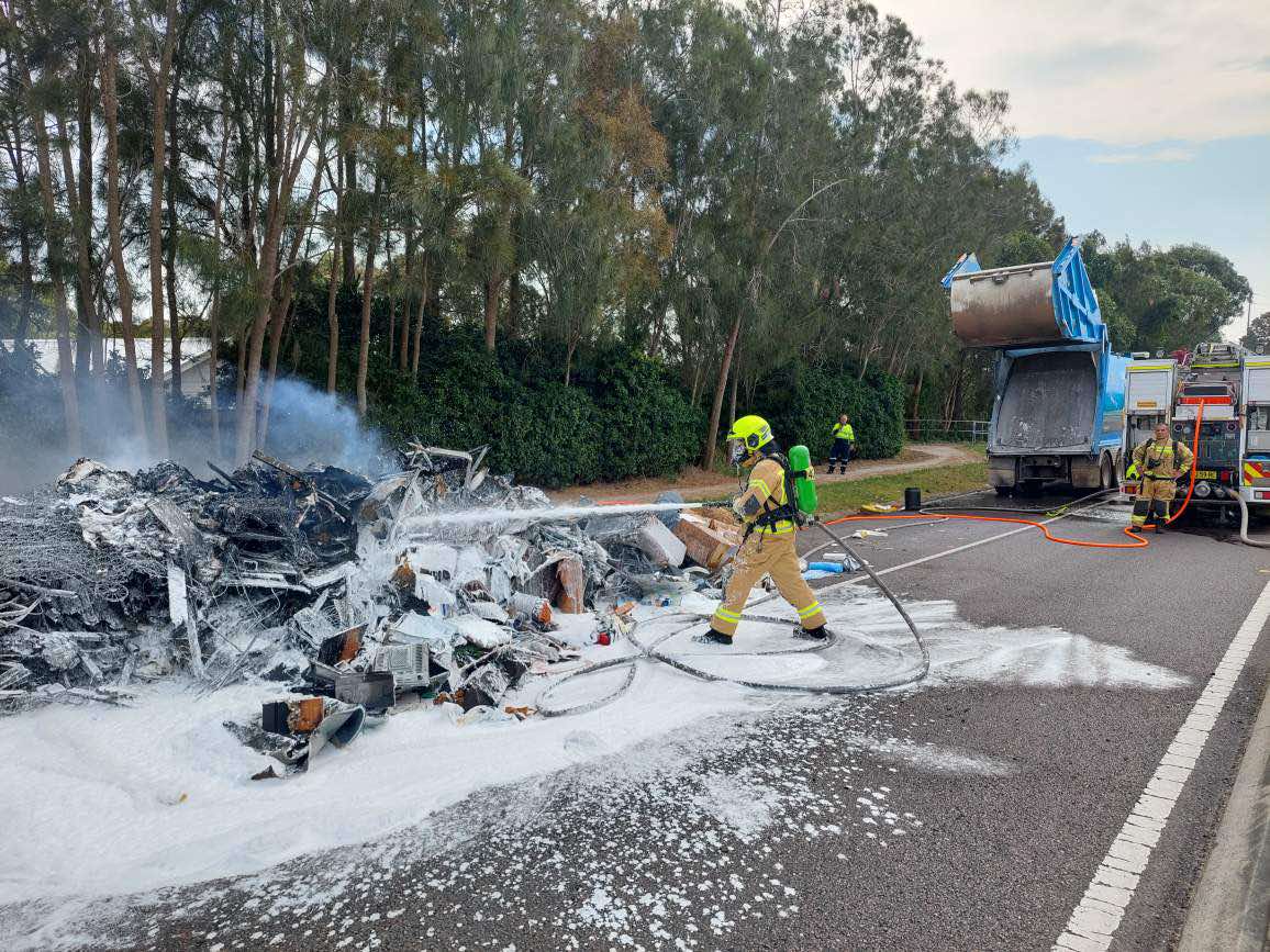 DISCARDED LITHIUM-ION BATTERIES BLAMED FOR CENTRAL COAST GARBAGE TRUCK ...