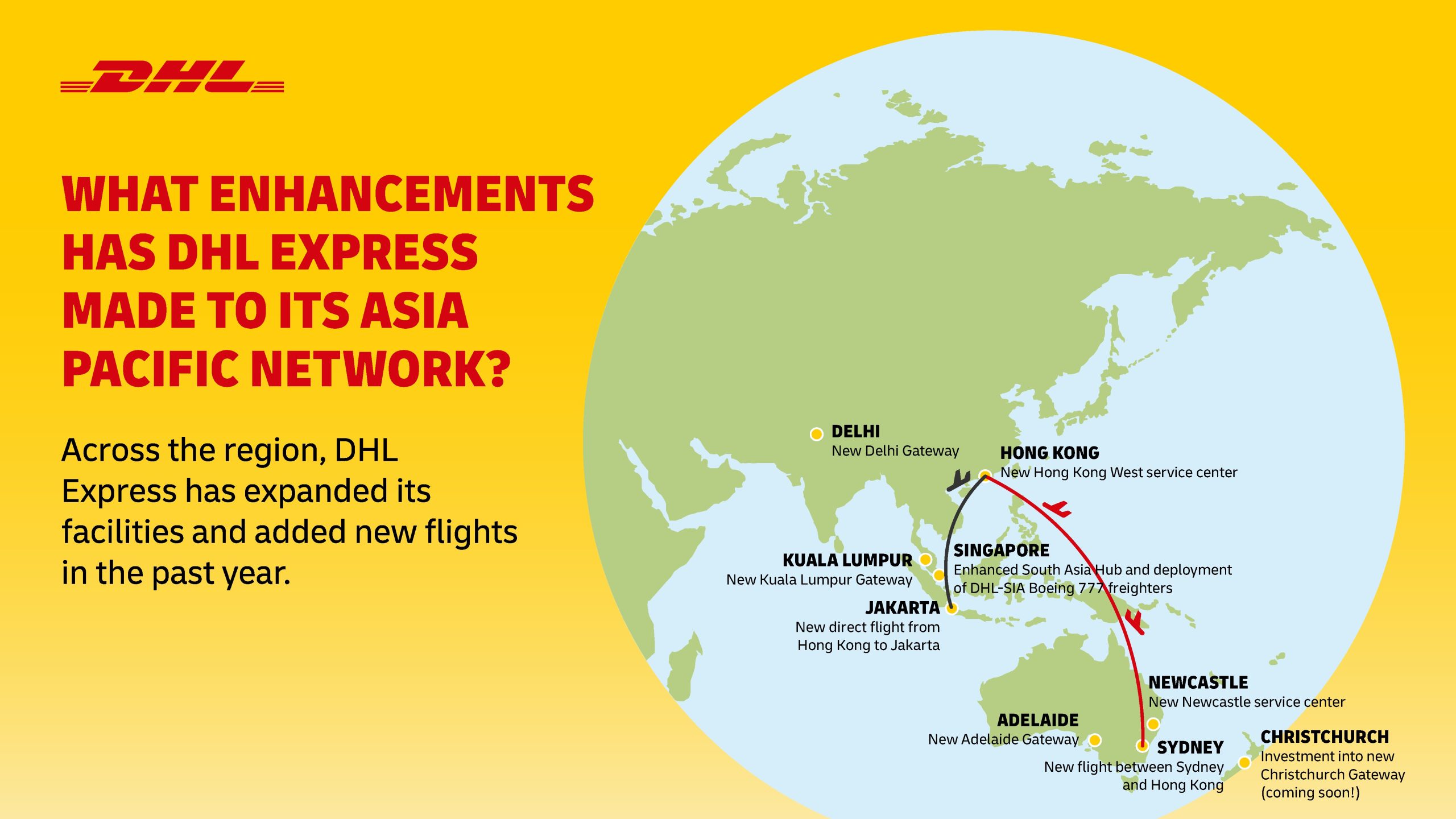 DHL EXPRESS ENHANCES ASIA PACIFIC NETWORK TO HELP CUSTOMERS MANAGE ...